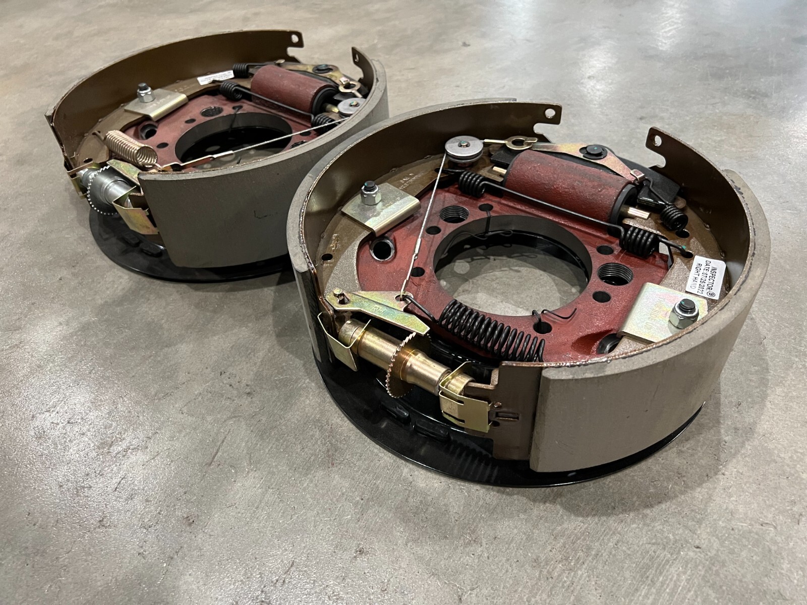 PAIR) 12-1/4x3-3/8" Hydraulic Brake Dexter & LCI 10K GD Trailer Axles ...