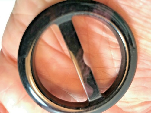 Round Belt Buckle Slider Tri glide DK Brown LT Brown, Navy, Gray ,Plum ...