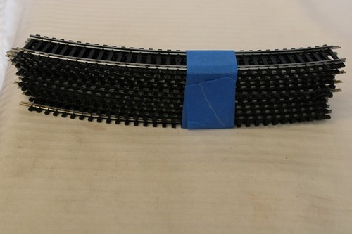 HO Scale Bachmann, Code 100 Steel 18" Radius Curve Tracks, Set of 12 ...