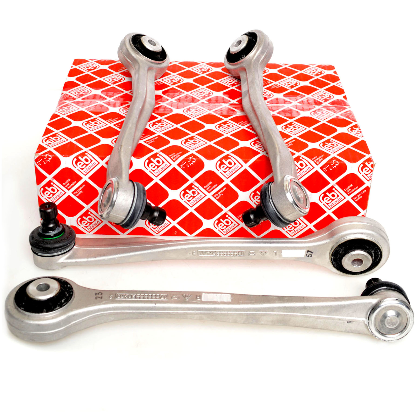 4x FEBI BILSTEIN Reparatursatz Querlenker Vorne Oben für AUDI A4 B8 A5 ...