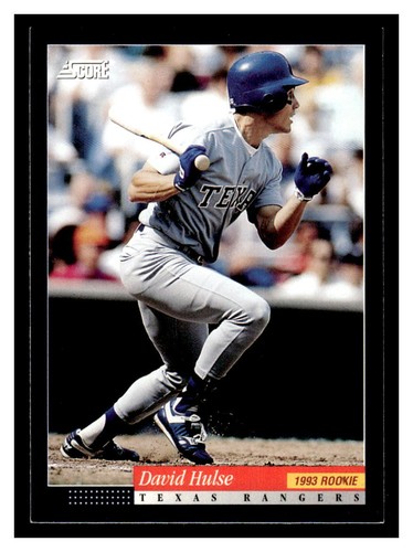 1994 Score #523 David Hulse - Texas Rangers | eBay