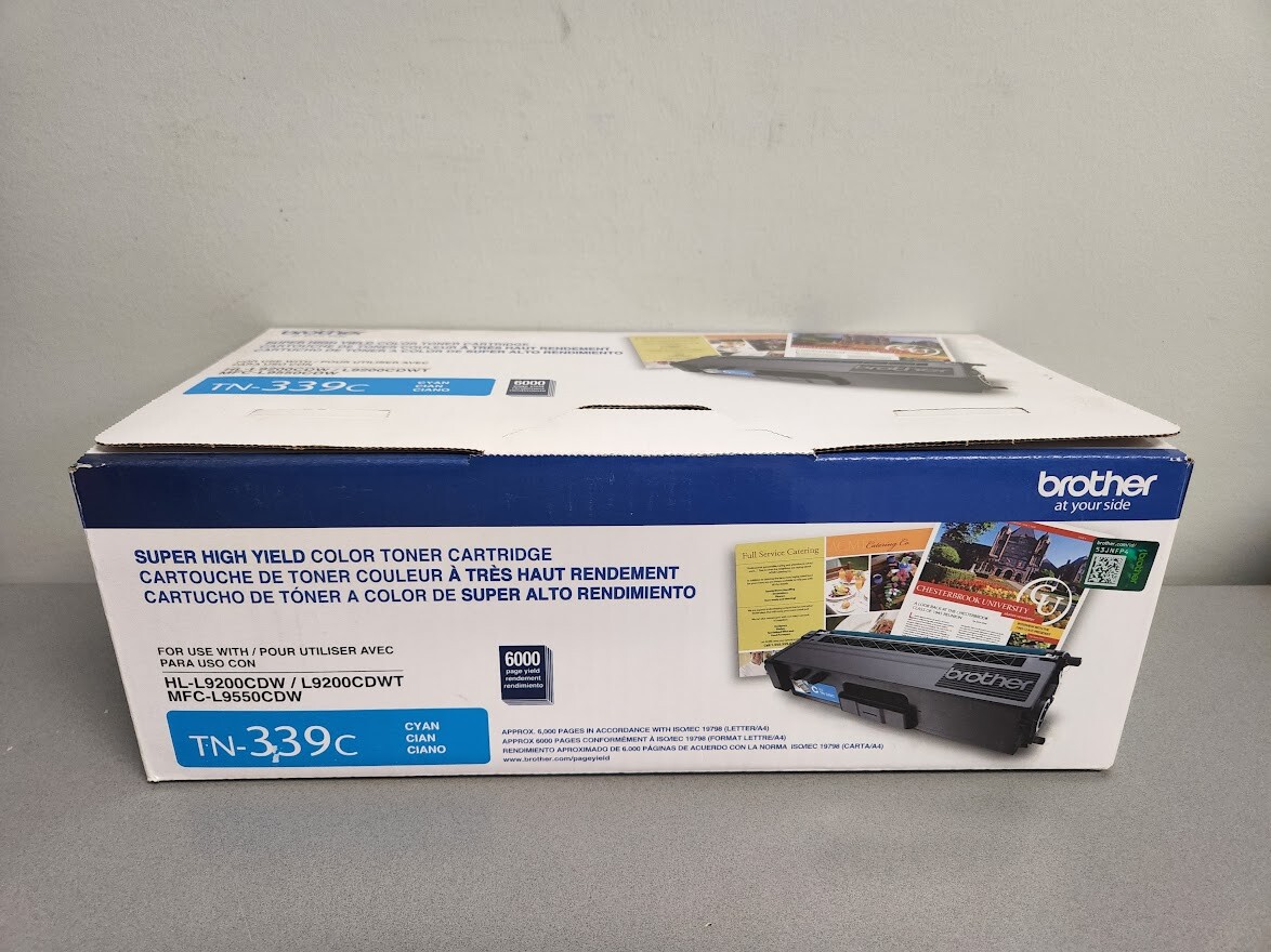 Brother TN-339 Cyan Extra High Yield Toner Cartridge (TN339C) | eBay