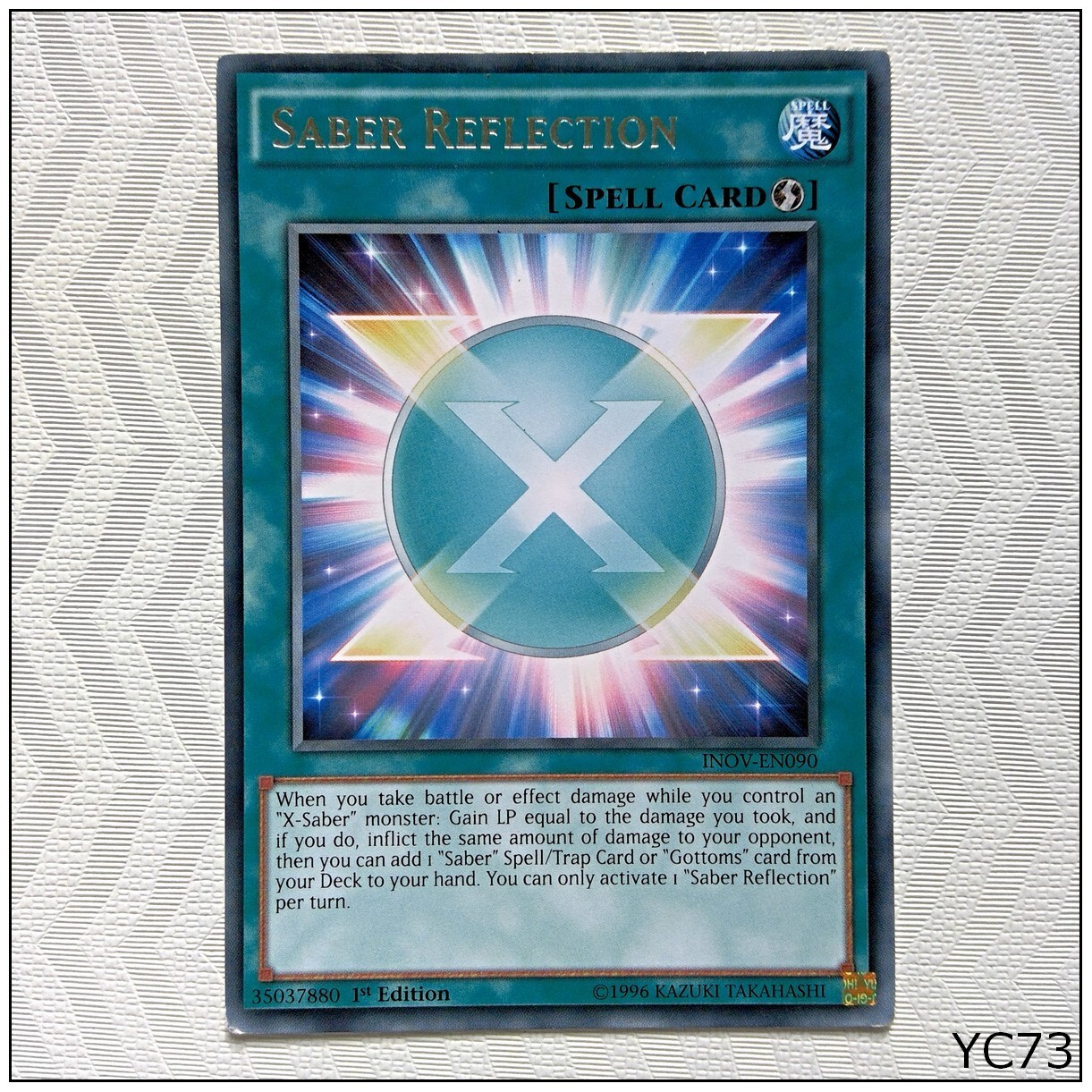Saber Reflection - INOV-EN090 - Rare 1st Yugioh Card (B) (YC73) | eBay