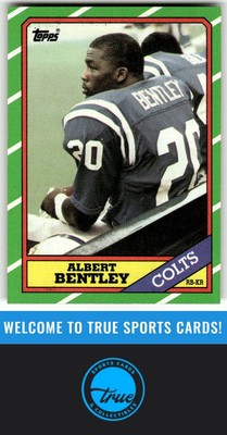 1986 Topps #317 Albert Bentley | eBay