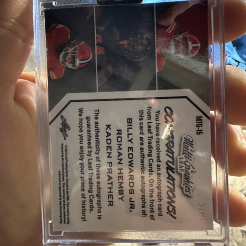 2024 Leaf Eclectic - Multigraphics Tri-Graphics Roman Hemby, Kaden ...