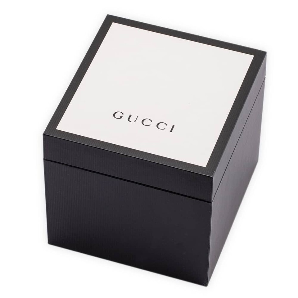 $1250 MSRP | Gucci Men's G Interlocking XL Brown Dial PVD Watch ...