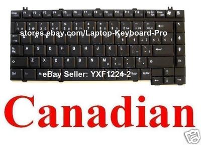 Keyboard for Toshiba Qosmio F20 F25 F30 G20 G25 G30 G35 - CF Canadian ...