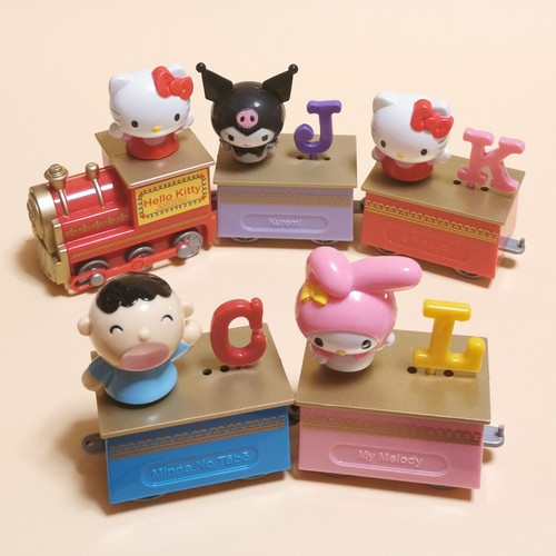 Sanrio Hello Kitty & Friends LETTER TRAIN SET Lot of 5 Kuromi Melody ...