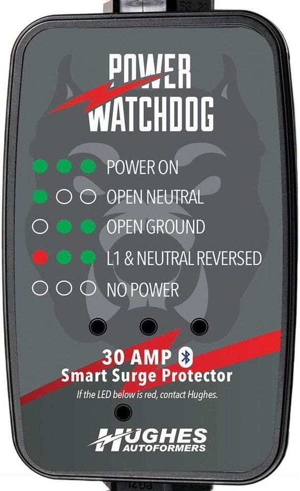 Power Watchdog PWD30, Bluetooth Surge Protector, 30 Amp, Portable, 14 ...