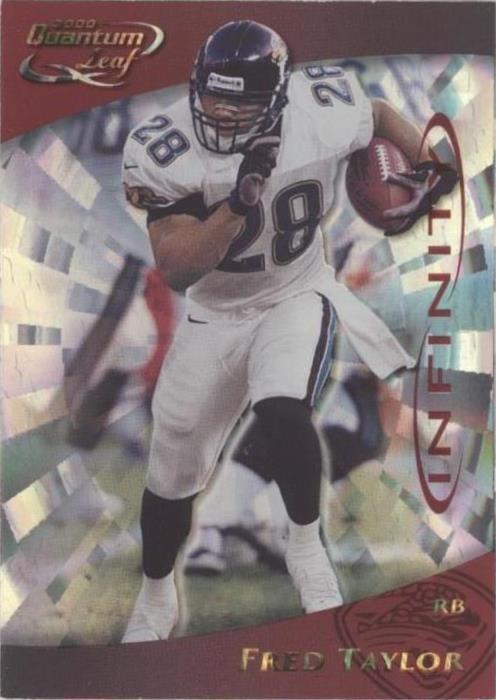 2000 Quantum Leaf - Fred Taylor #130 Infinity Red /100 for sale online ...