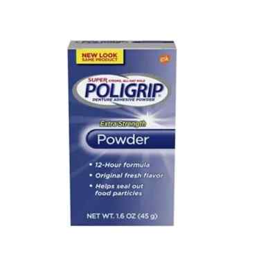 Poligrip Denture Fixative Powder 45g (Wernets Ultra Alternative) | eBay UK