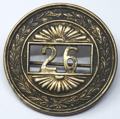 American Export Lines Red Barton Silver Soldered 26 Badge Pin Button ...