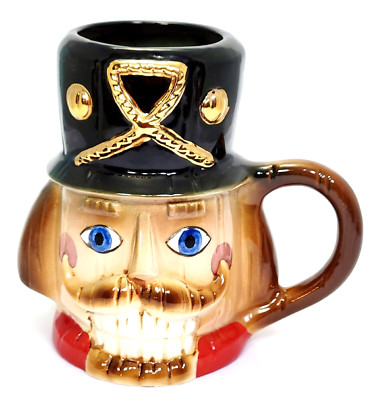 Vintage Carson Pirie Scott Figural Nutcracker Ceramic Mug 6" USA | eBay