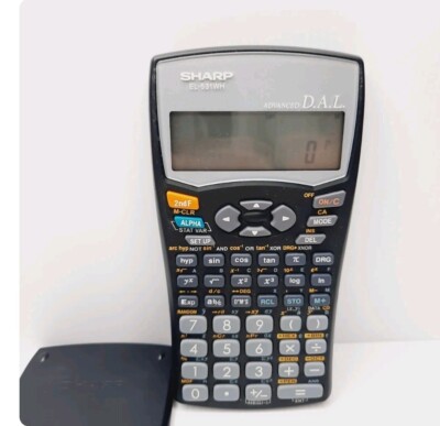 Sharp Scientific Calculator EL-531WH Advanced D.A.L With Cover Working ...