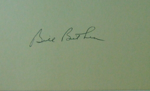 "Minnesota Twins" Bill Bethea Signed 3X5 Card COA | eBay