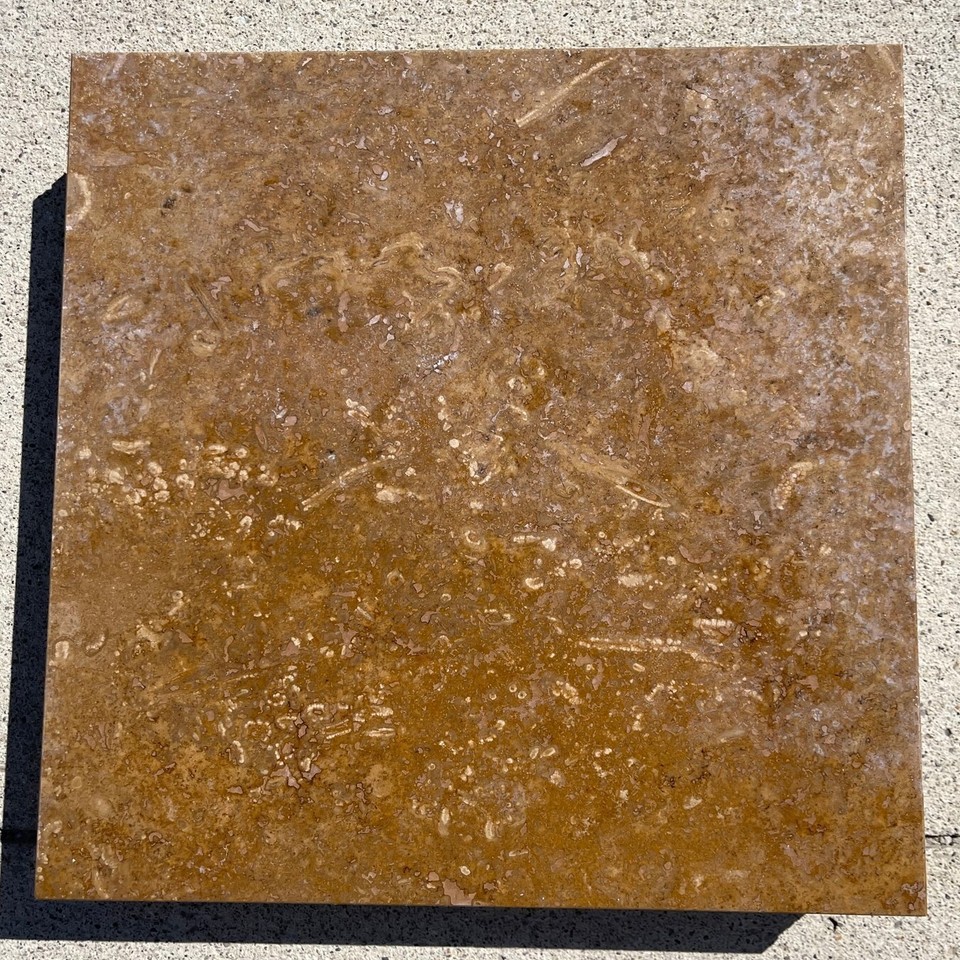 Chocolate Brown 12x12 Tile Marble Stone Floor Wall Remodel crate 200 SQ ...