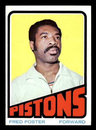 1972 Topps Basketball #66 Fred Foster VG/EX *e2 | eBay