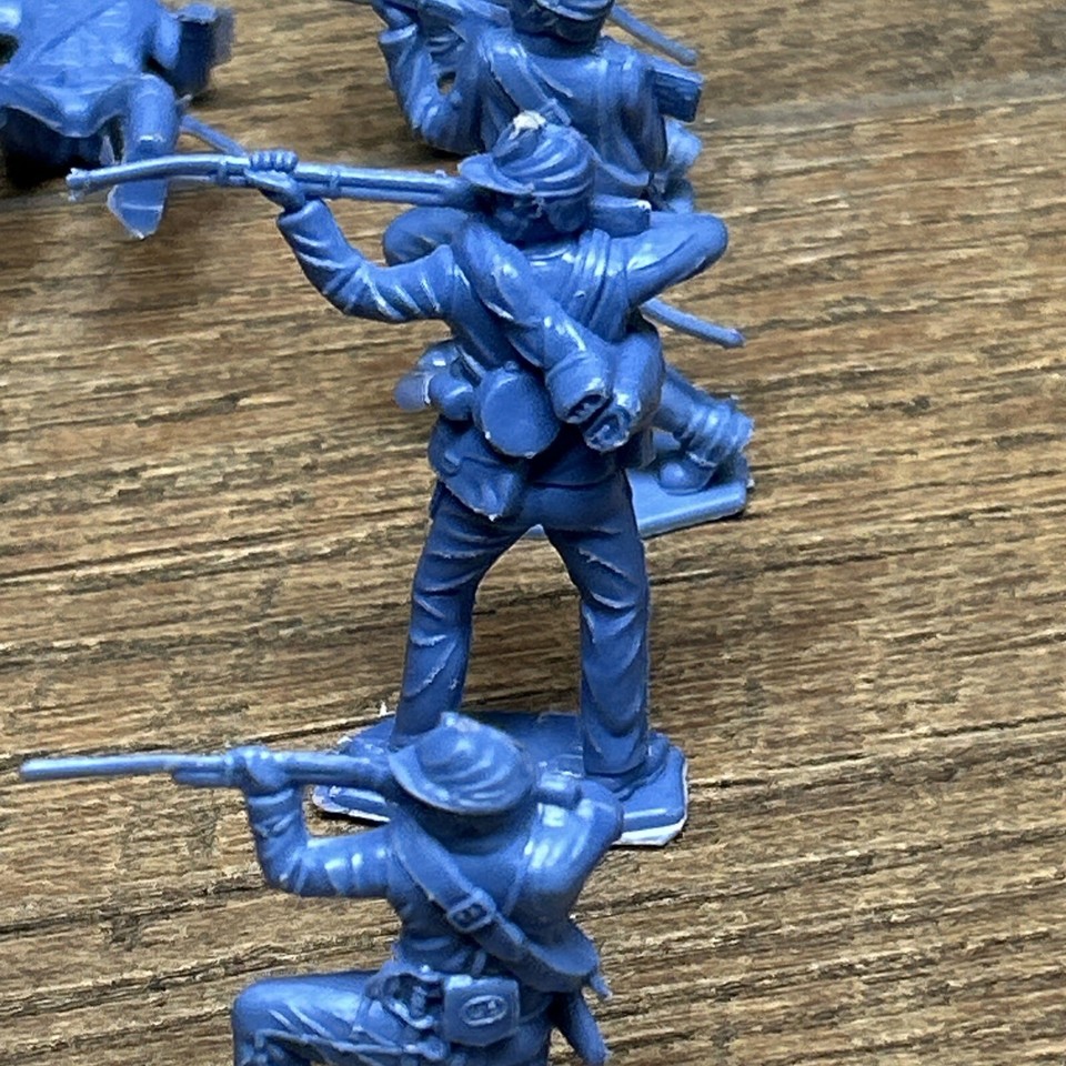 Lot of 40 Vintage MPC US Civil War Soldiers Blue Army Men Figures ...