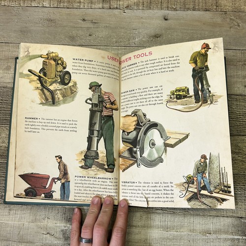 VTG 1951 HC THE BIG BOOK OF REAL BUILDING & WRECKING MACHINES - George ...
