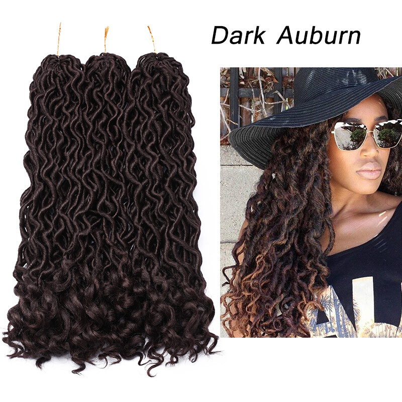 20 Inch Goddess Faux Locs Braids Hair Extensions for Braiding Dread ...