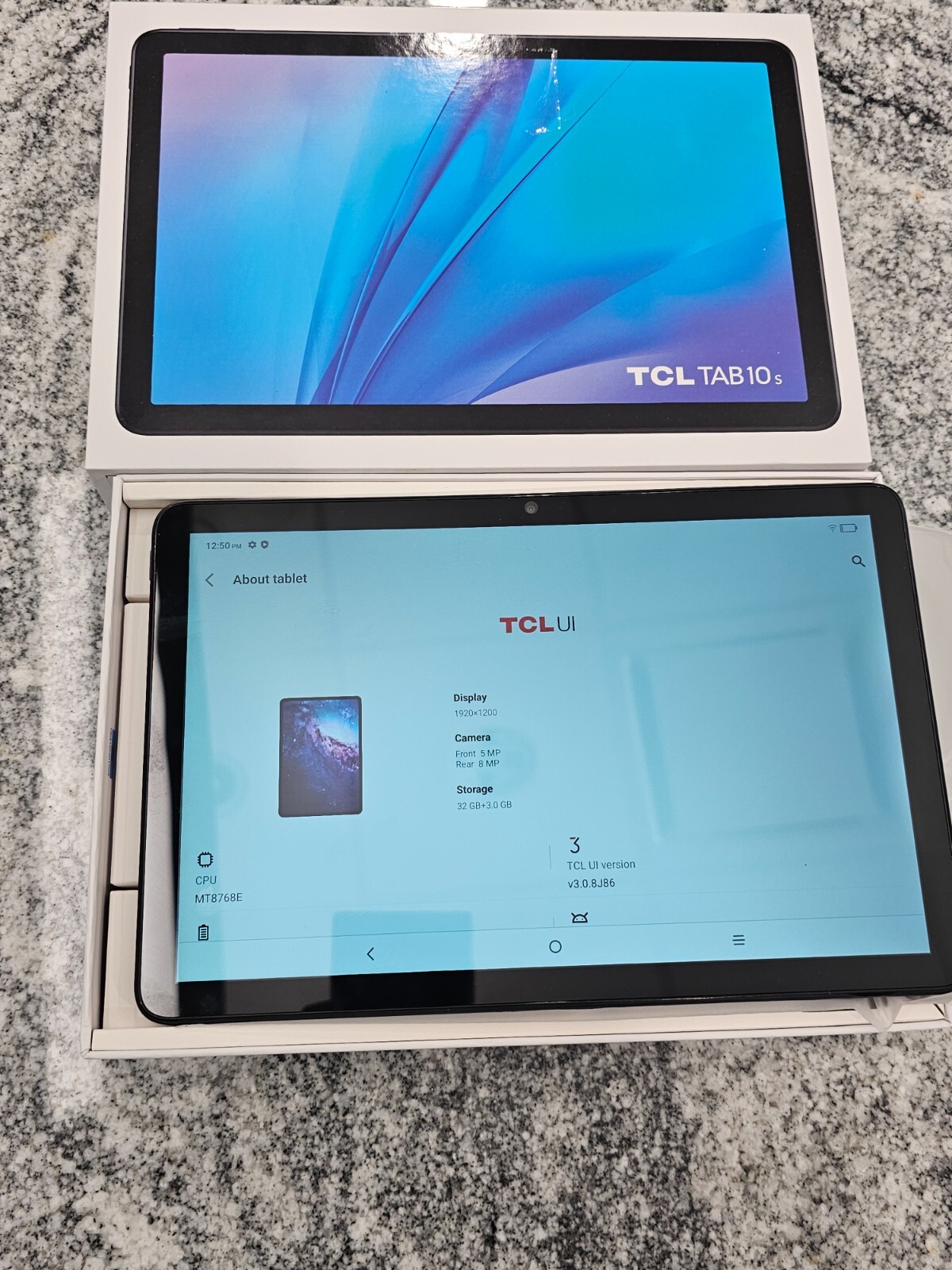 TCL Tab 10S 9081X 32GB 10.1" WiFi Only 8MP Gray Android Tablet Excellent