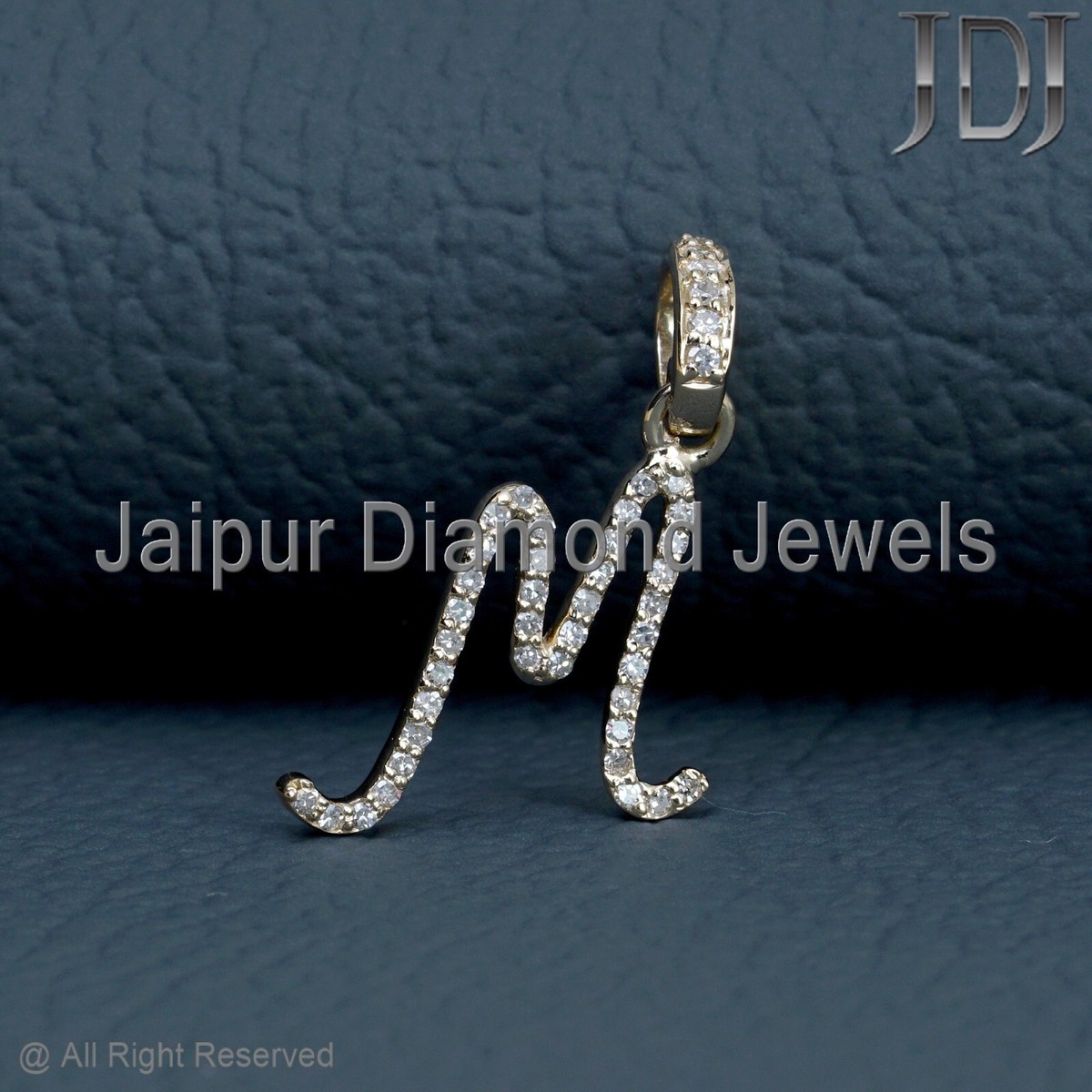 M Alphabet In Diamond