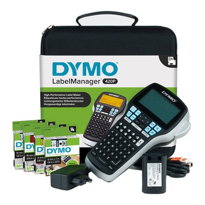 Kit Etichettatrice Dymo LabelManager 420P - 4 Nastri Inclusi - S0915480 ...