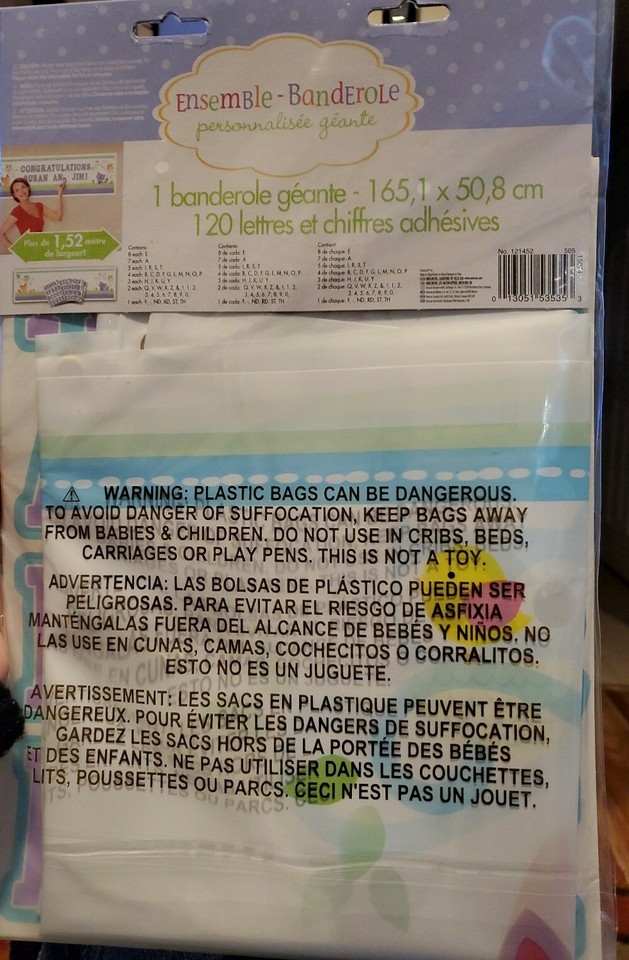 KID'S Personalized Giant Banner Kit - OWL, FOX, RACCOON - Over 5 ft ...