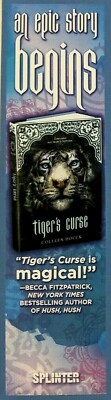 NEW BOOMARK for The Tiger's Curse Book Series by Colleen Houck ...