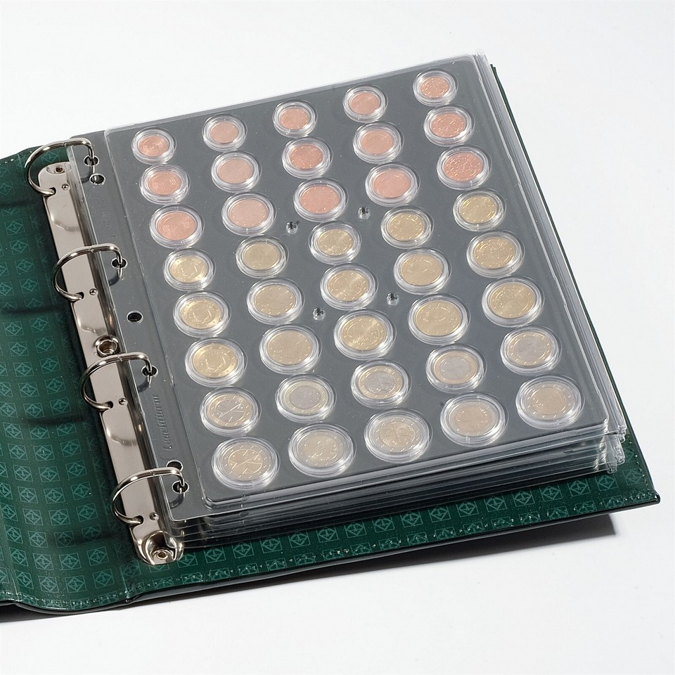 Lighthouse Grande Encap Coin Capsules Pages For Euro Sets 2 Clear ...