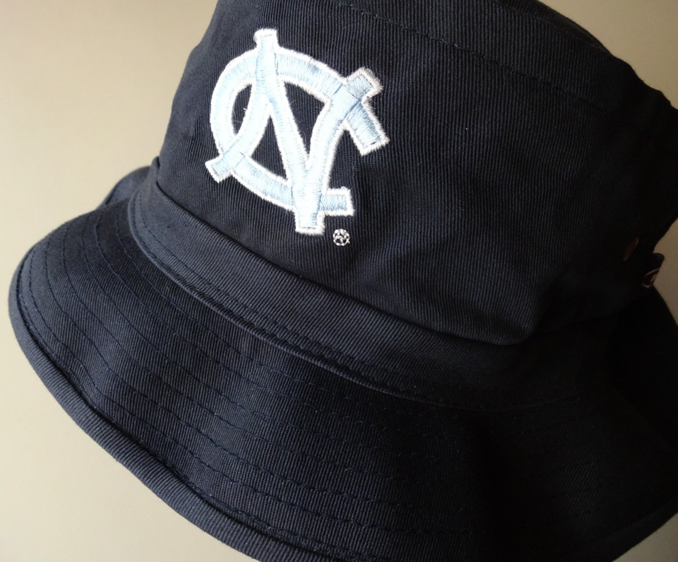 UNC NORTH CAROLINA Tar Heels Logo Bucket Hat Colosseum Authentic S/M | eBay