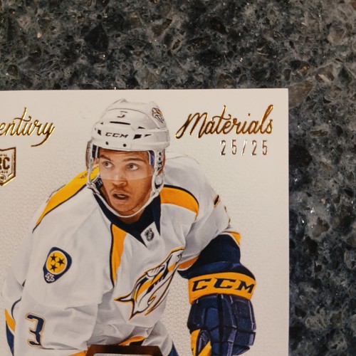 2013-14 National Treasures Hockey Seth Jones Rookie Century Materials ...