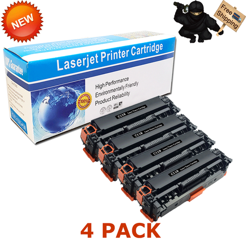 4 Pack 118 Black Toner for Canon 118 ImageCLASS MF8380CDW MF8580CDW ...