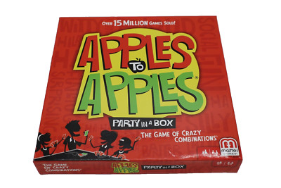 Mattel Apples to Apples Party in a Box Card Game | eBay