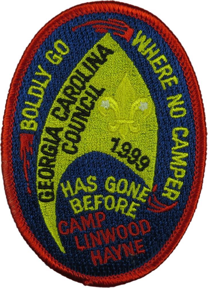 Georgia - Carolina Council GA 1999 Camp Linwood Hayne RED Bdr (Z2175 ...