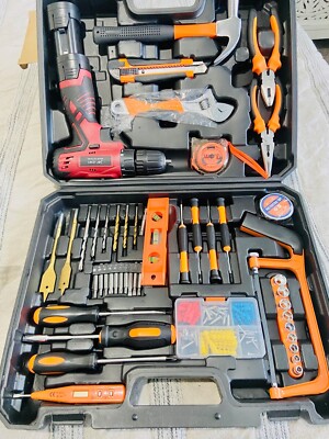 jar-owl 16.8V Tool Kit with Drill, 247 In-lb Torque, 0-1300RMP Variable ...