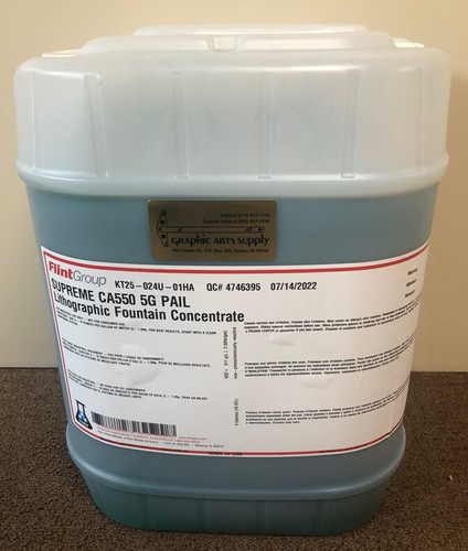 VARN SUPREME CA550 LITHOGRAPHIC FOUNTAIN CONCENTRATE 5G PAIL | eBay