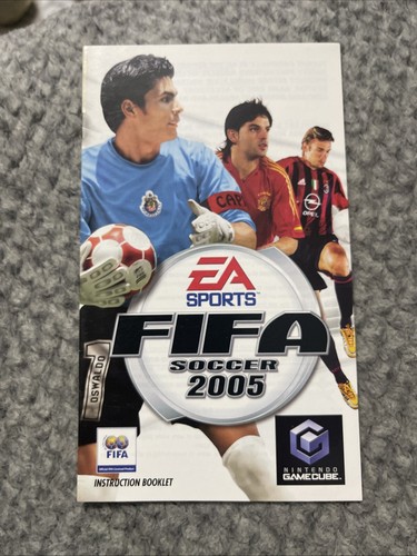(Manual Only) FIFA 2005 - Nintendo Gamecube Pristine Instruction ...