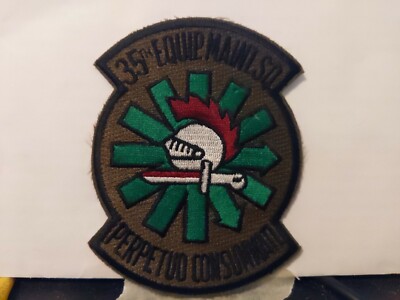 USAF 35th EQUIPMENT Maintenance Squadron Color Patch | eBay
