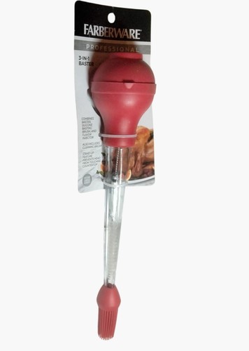Farberware Professional Baster Silicone Brush Flavor Injector Cleaning ...