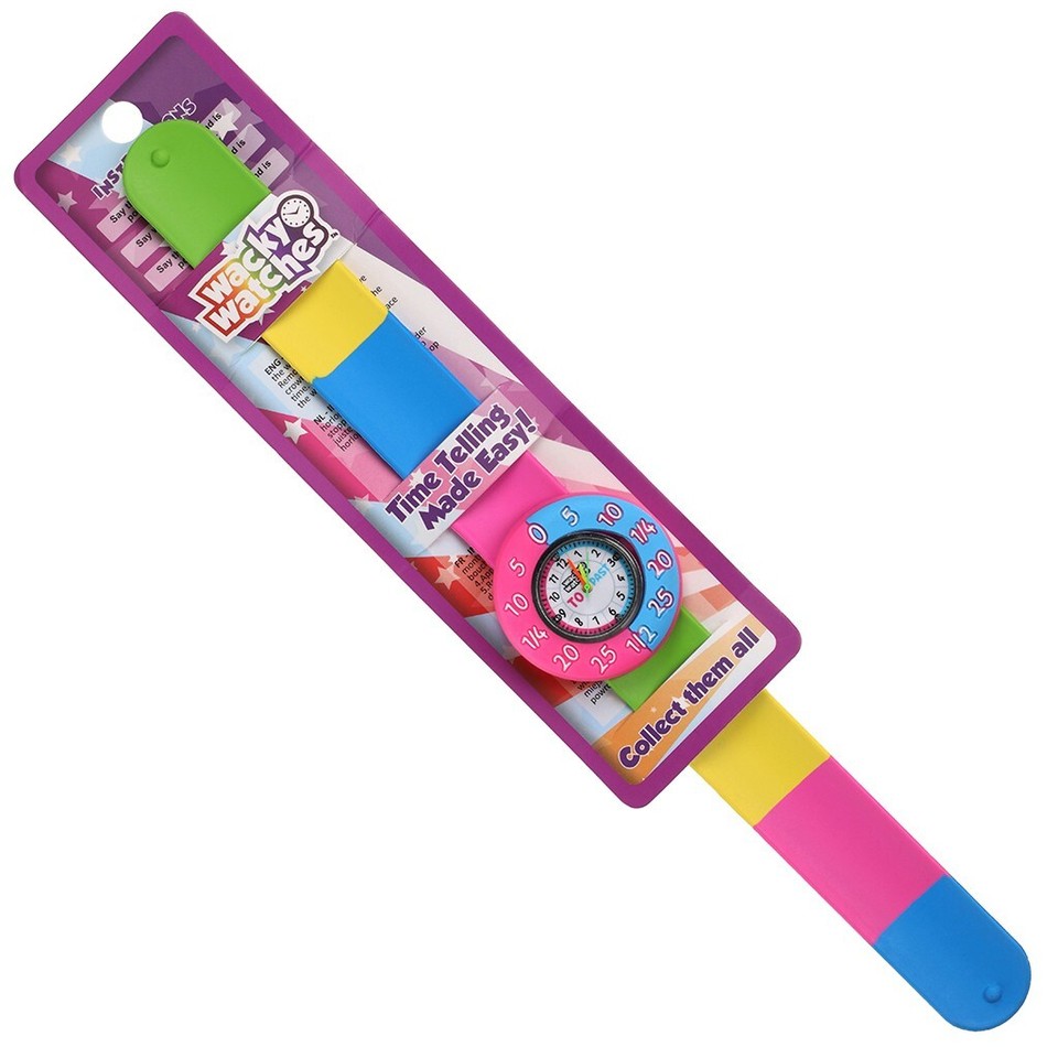 Watch Analogue Childrens Unisex Silicone Rubber Slap Wrist Pop Boys ...