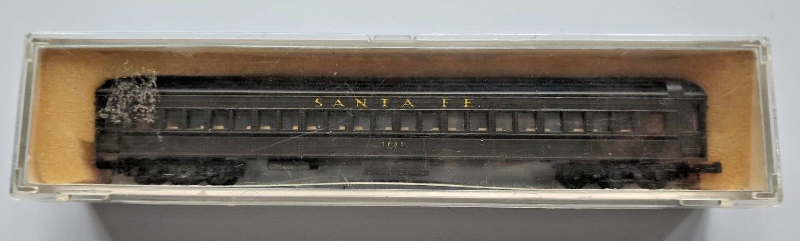 PMI N Scale Trains, 1820 Coach ATSF in Case, Santa Fe 1835 U105-27 | eBay