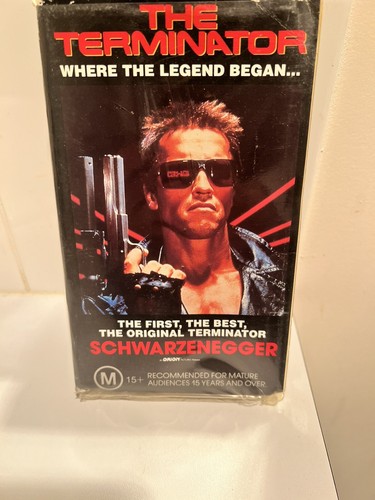 The Terminator 1984 - VHS Movie Video - Schwarzenegger Ex Rental ...