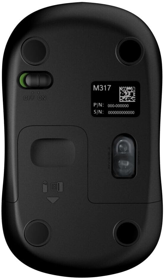 Logitech M317 Wireless Optical Mouse + 2.4 GHz USB Receiver - Red | eBay