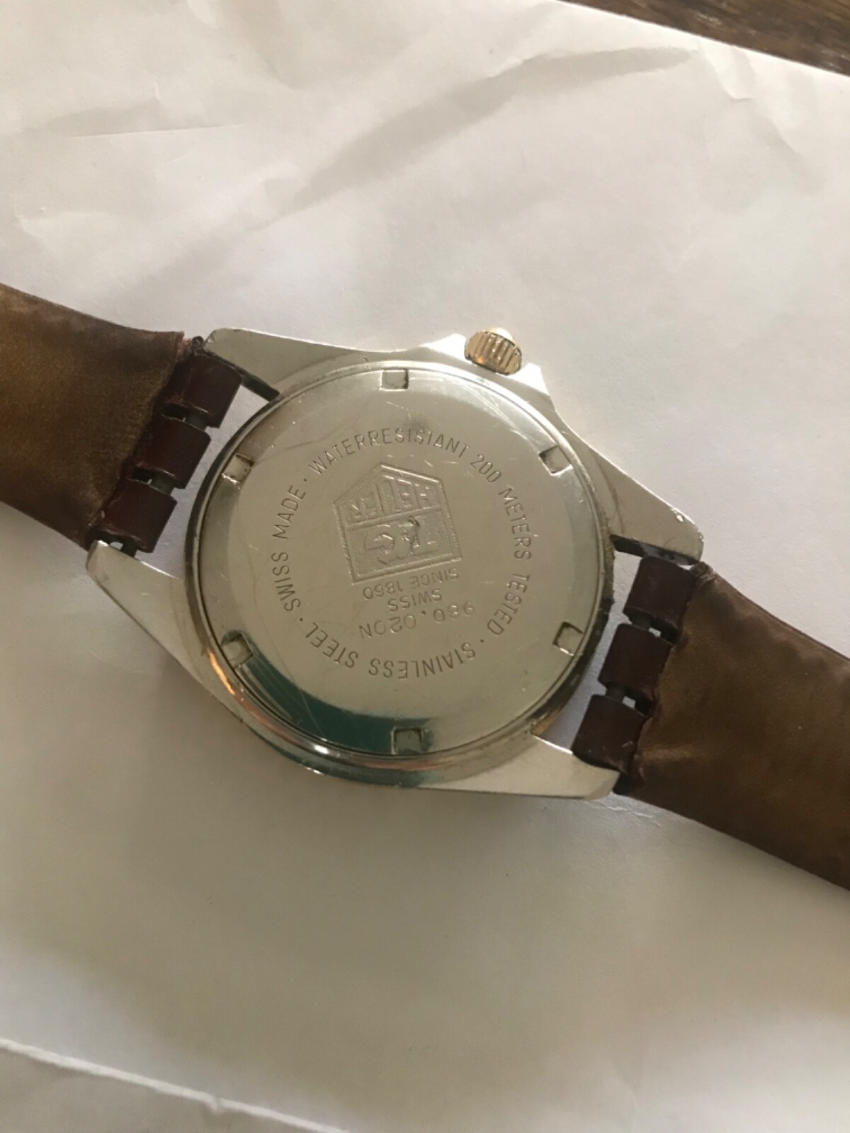 Tug Heuer 1000 professional watch, 200 meters | eBay