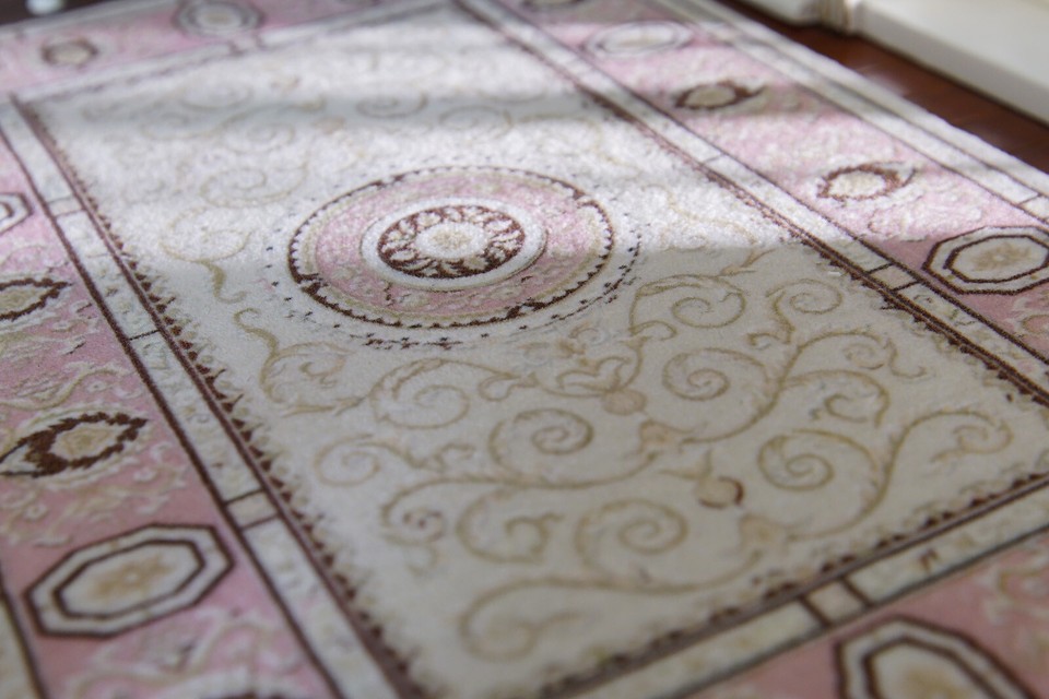 1/12 Dollhouse Pastel Pink French Swirls Beautiful Miniature Rug | eBay