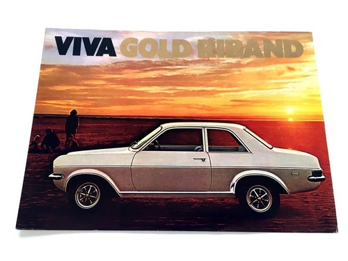 1972 Vauxhall Viva Gold Riband Original UK Car Sales Brochure Fact Card ...