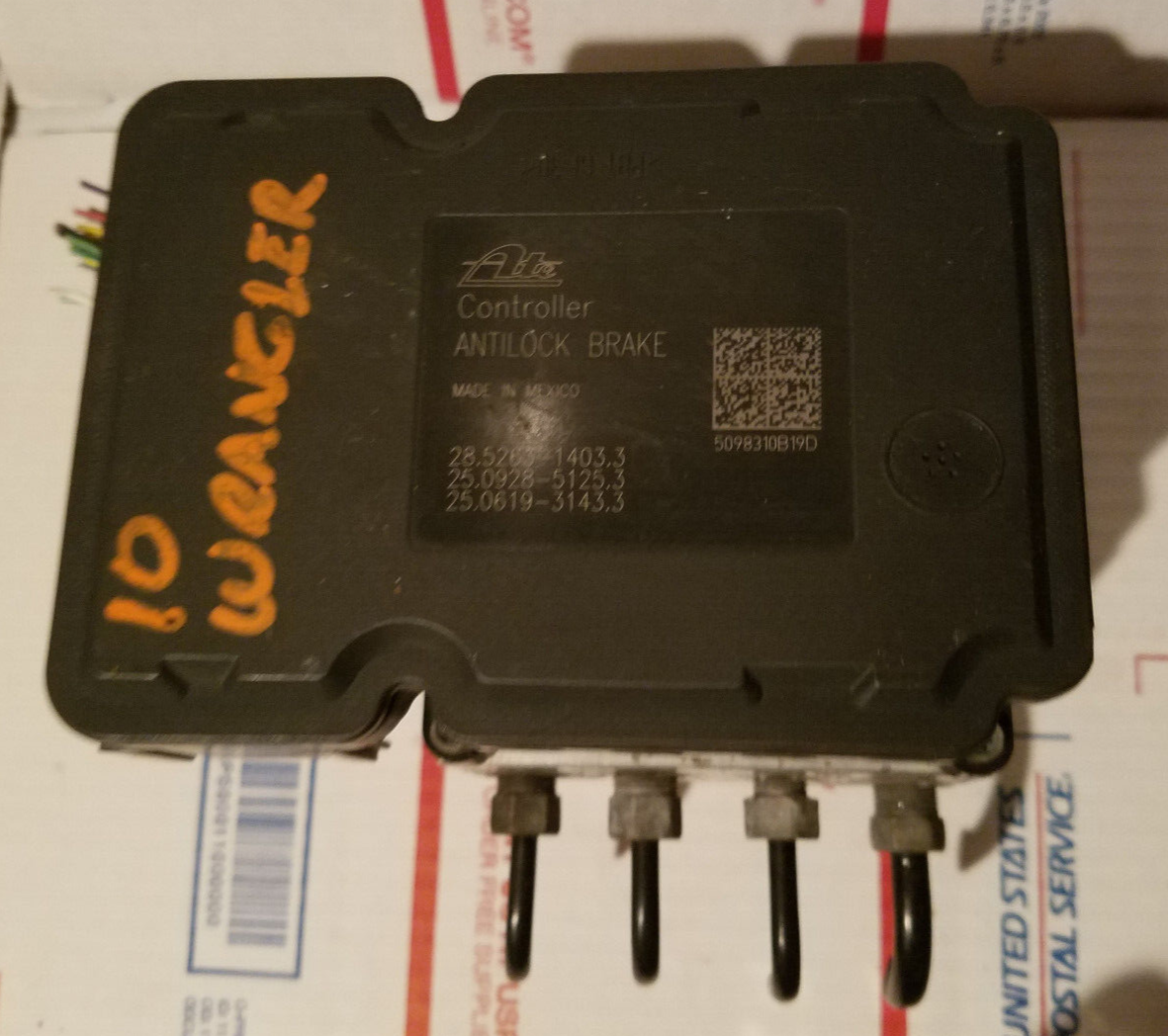 Jeep JK Wrangler Brake ABS Control Module and Pump P68048555AC 2010 ...