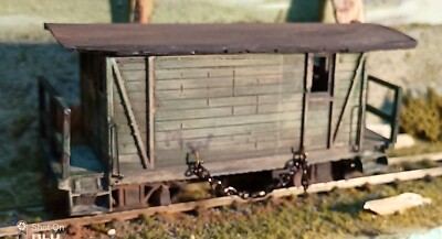 On30 Scale 3D PLA 20 ft Work Car MOW w laser cut railings YOUR wheels ...