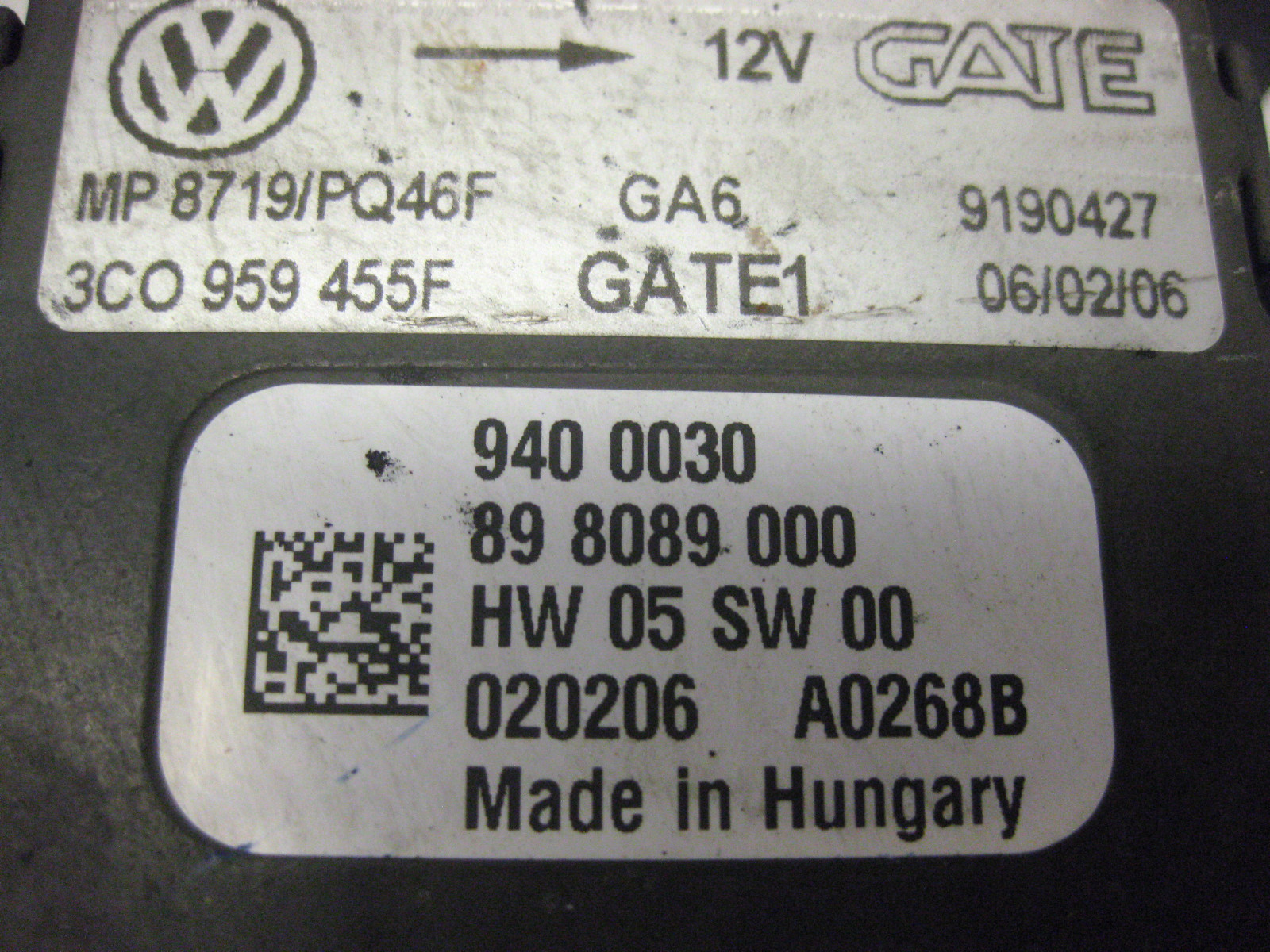 2007 VW PASSAT RADIATOR FAN 3C0 959 455F OEM 06 07 08 09 | eBay